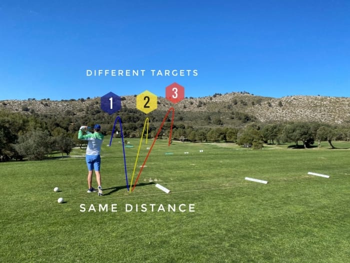 25 Drill 15 Different Targets Same Distance – golf.training